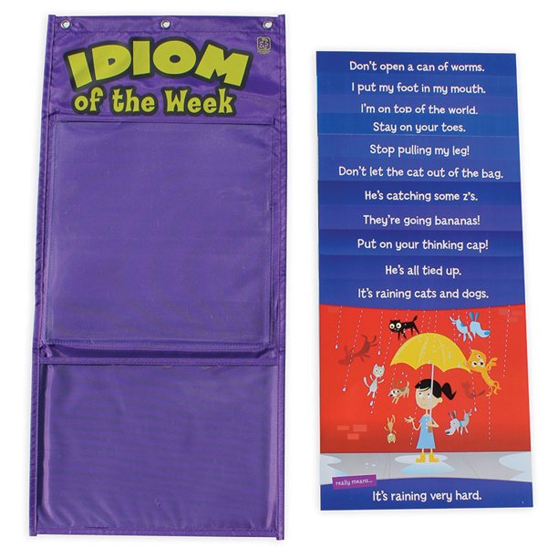 Educational Insights Idiom of The Week Pocket Chart - Walmart.com