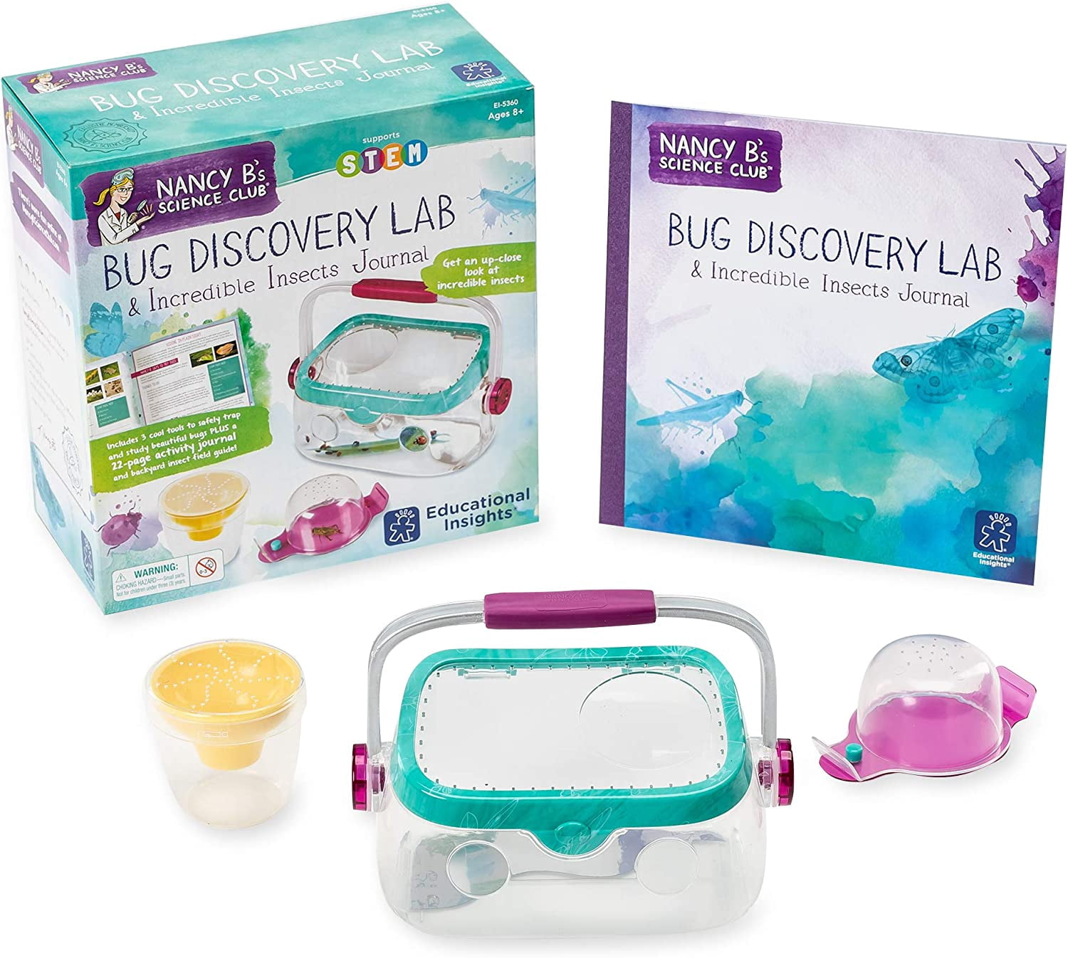 Educational Insights Nancy B's Science Club Bug Discovery Lab: Kids ...