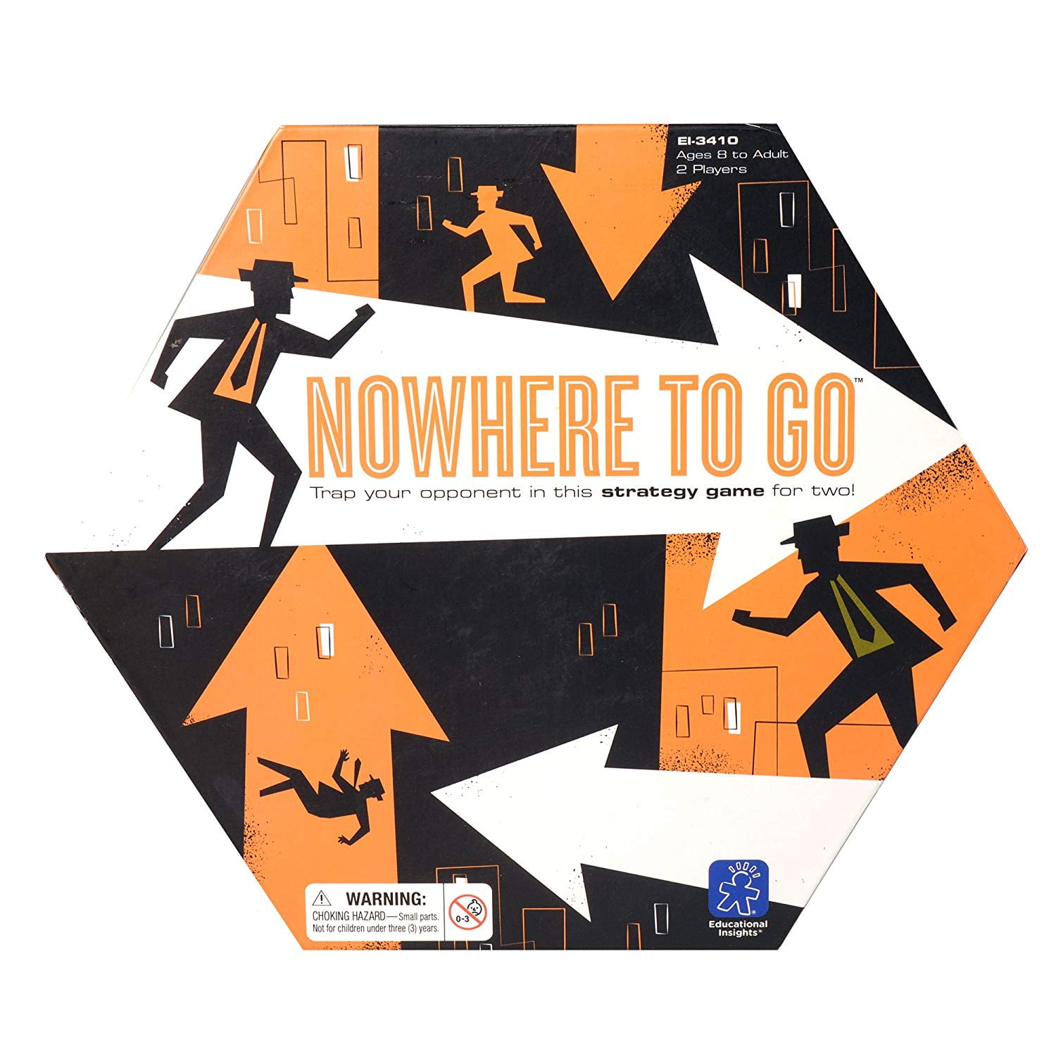 Educational Insights Nowhere to Go Strategy Game, 2 Players, Family ...