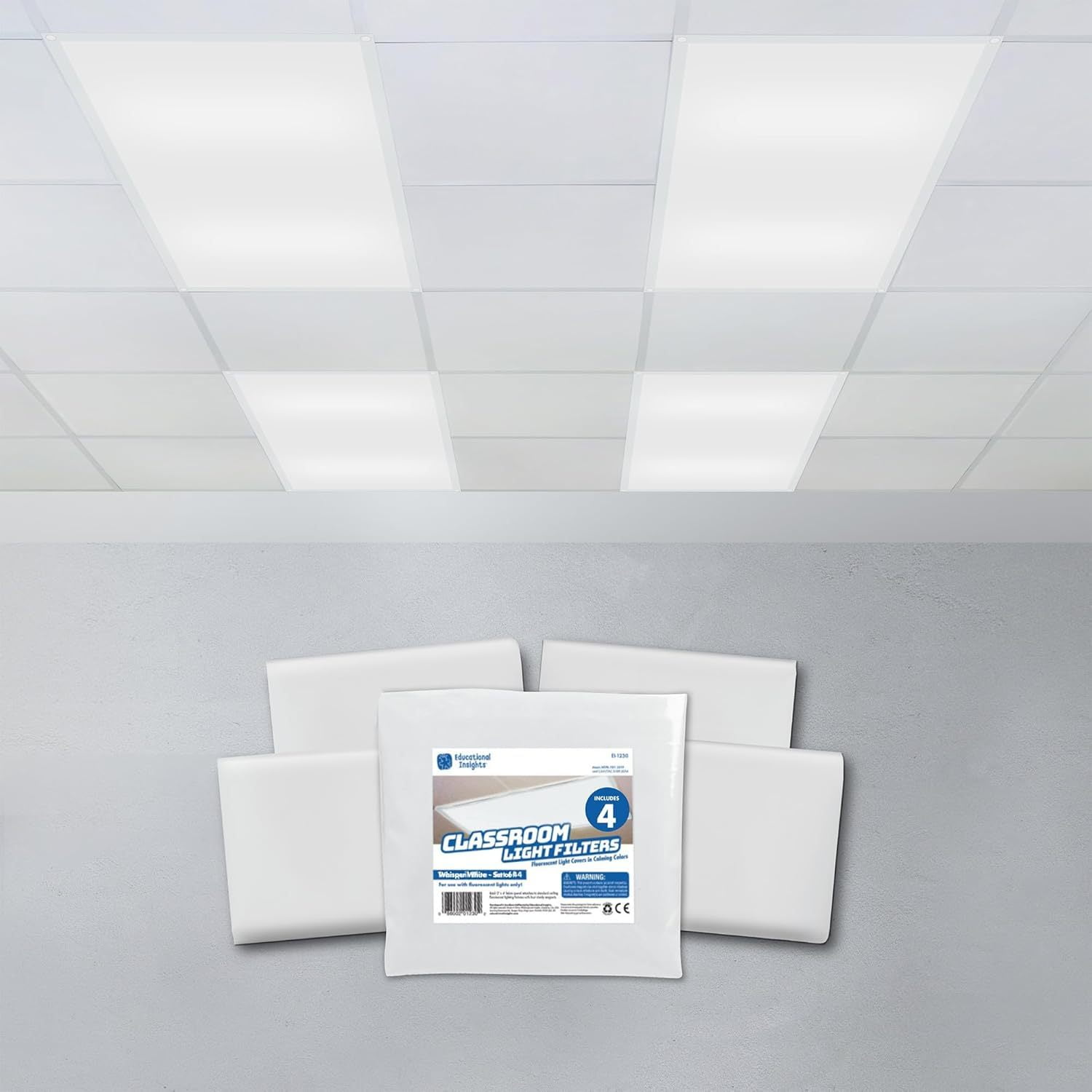 Educational Insights The Original Fluorescent Light Filters: Whisper ...