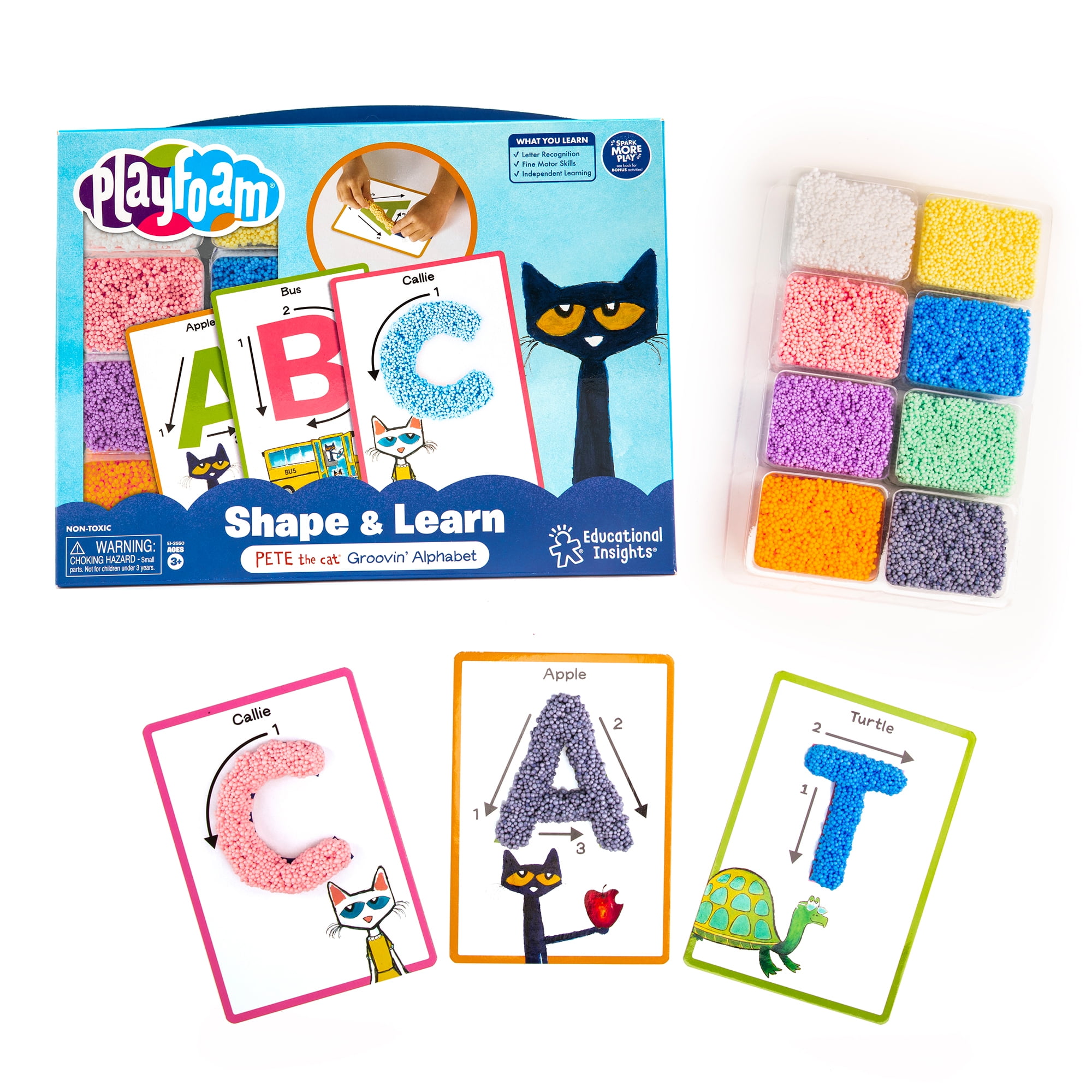 Educational Insights Pete the Cat Playfoam Shape & Learn Pete the Cat ...