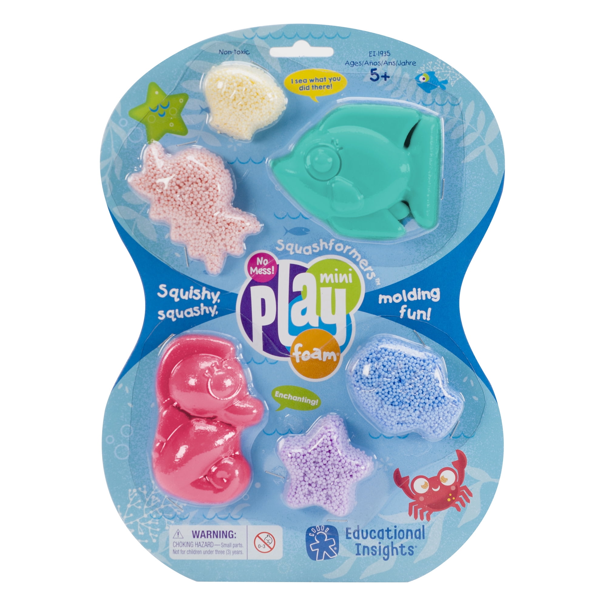 Educational Insights Playfoam Squashformers Under the Sea, Foam Molds ...
