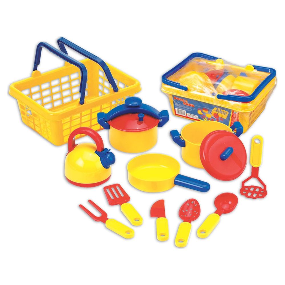Educational Insights Dishes Set, Pretend Play Kitchen, Set of 25 Dishes ...