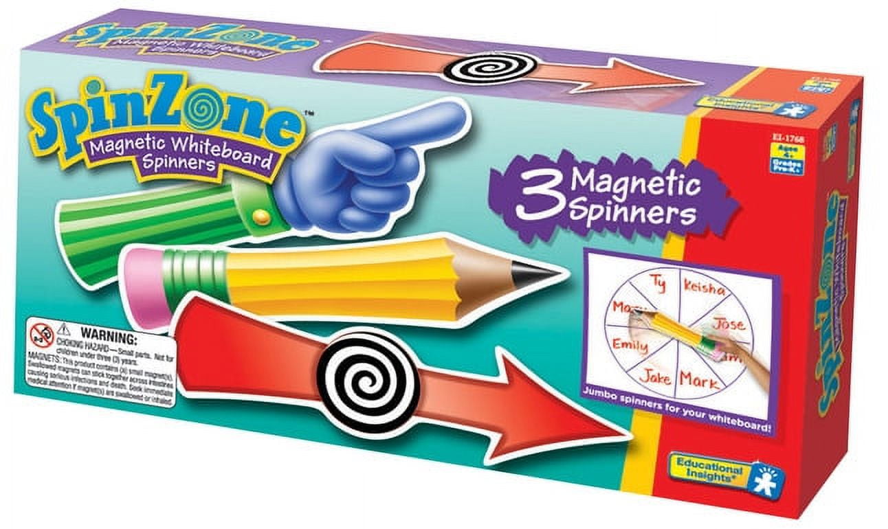 Free Shipping! Educational Insights SpinZone Magnetic Whiteboard ...