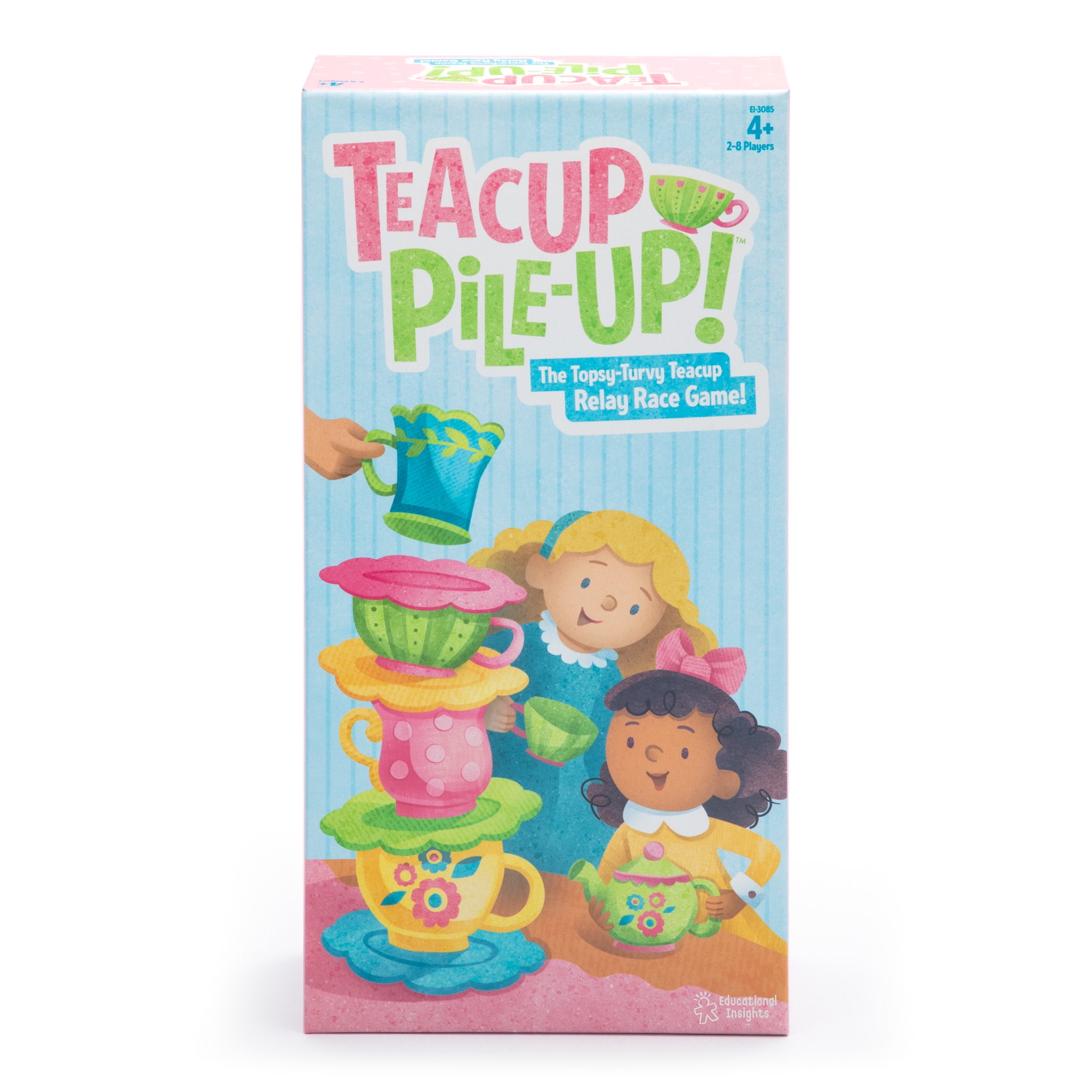 Educational Insights Teacup Pile-Up! Relay Race Preschool Game for 2-4 ...