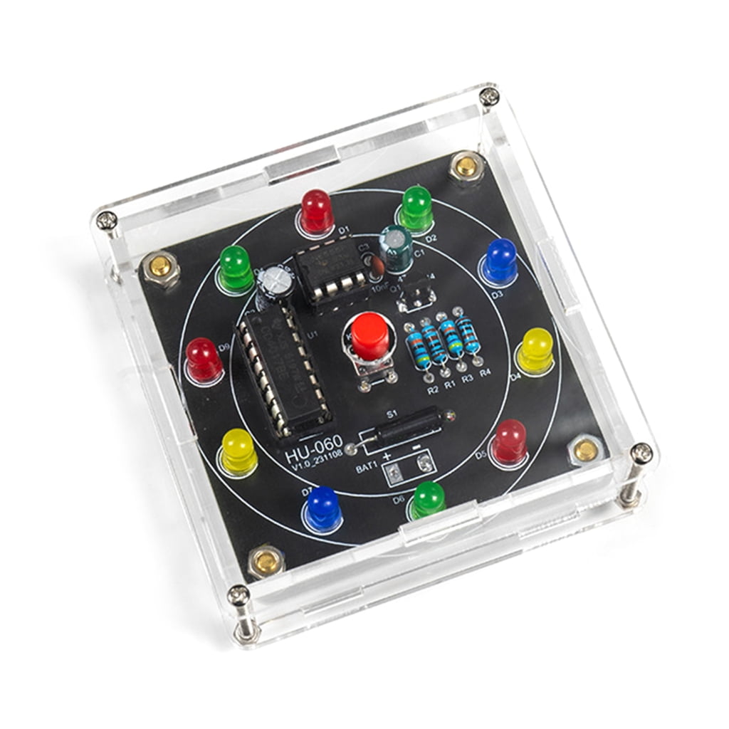 Educational LED Spin Wheel Kit Exciting DIY Project for Electronics ...