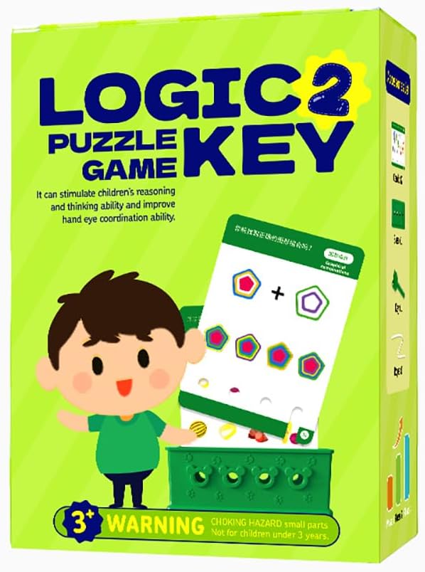 Educational Logic Puzzles Game for Kids Ages 3-6, 64 Logic Games with ...