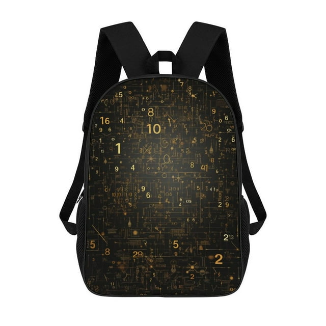 Educational Math Formula Backpack for Girls Kids Boys School Bookbags ...