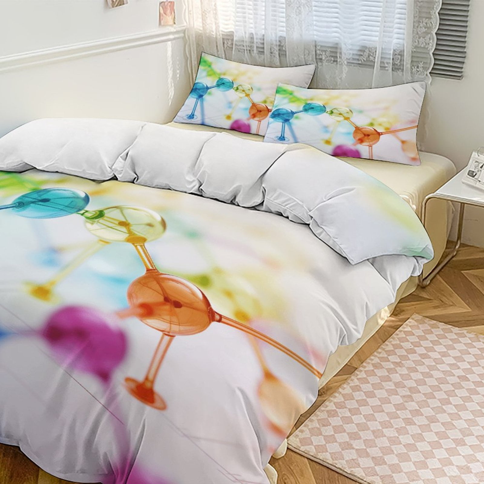 Educational Math Formula Bedding Set with Zipper Closure for Girls ...