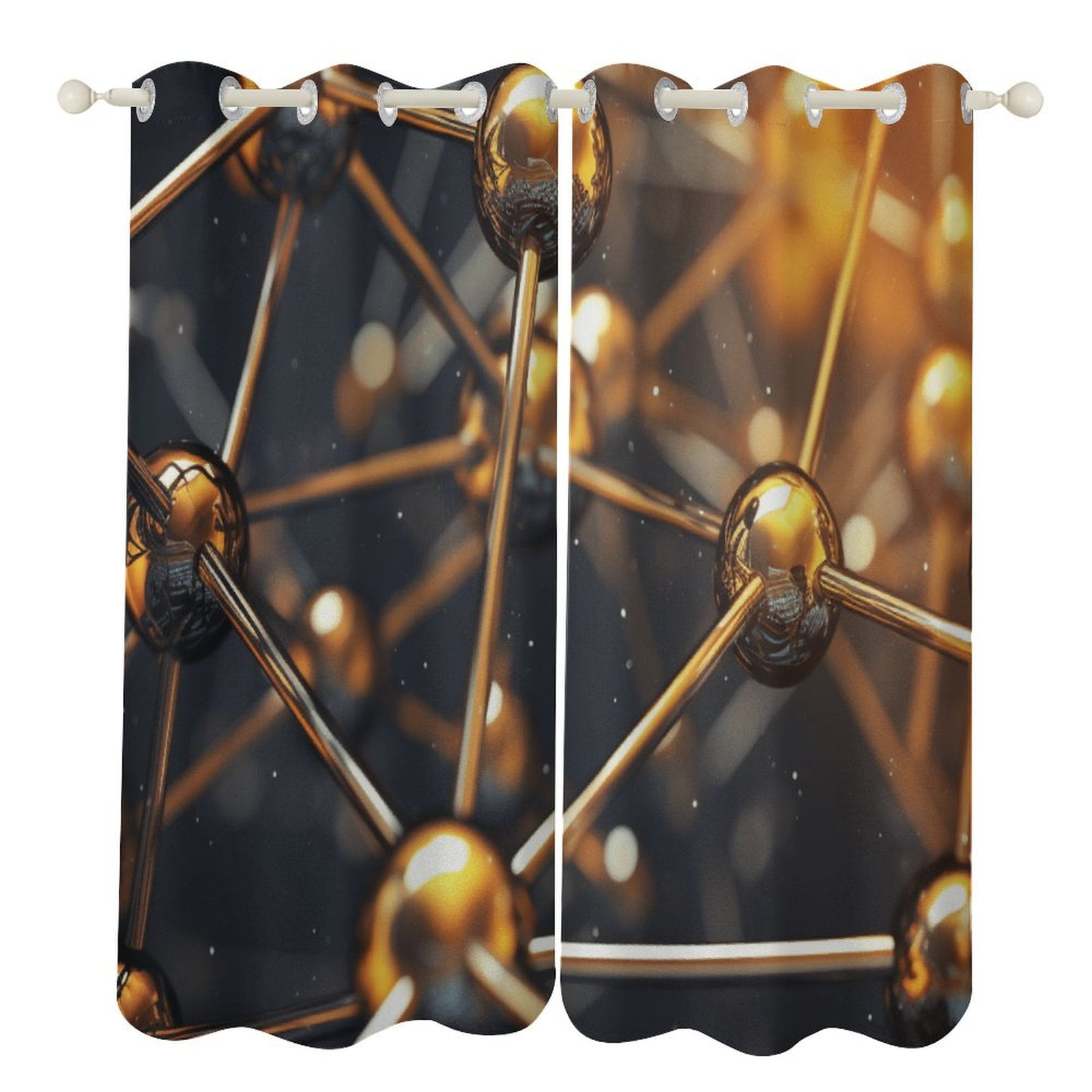 Educational Math Formula Modern Window for Living Room Curtains for ...