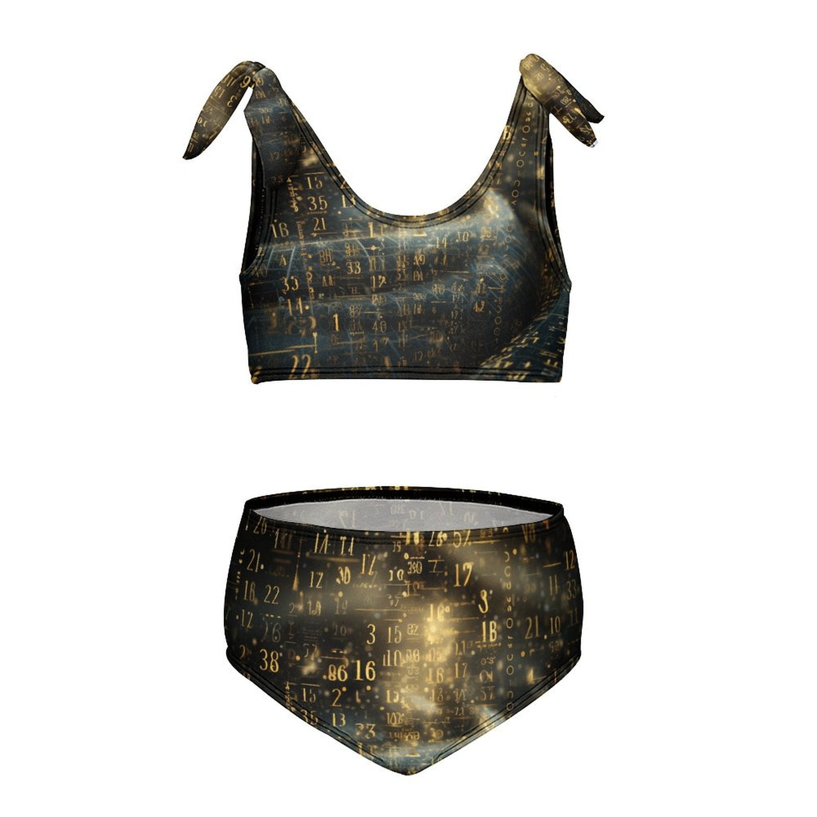 Educational Math Formula Two Piece Swimsuit Set, Bikini Swimsuit ...