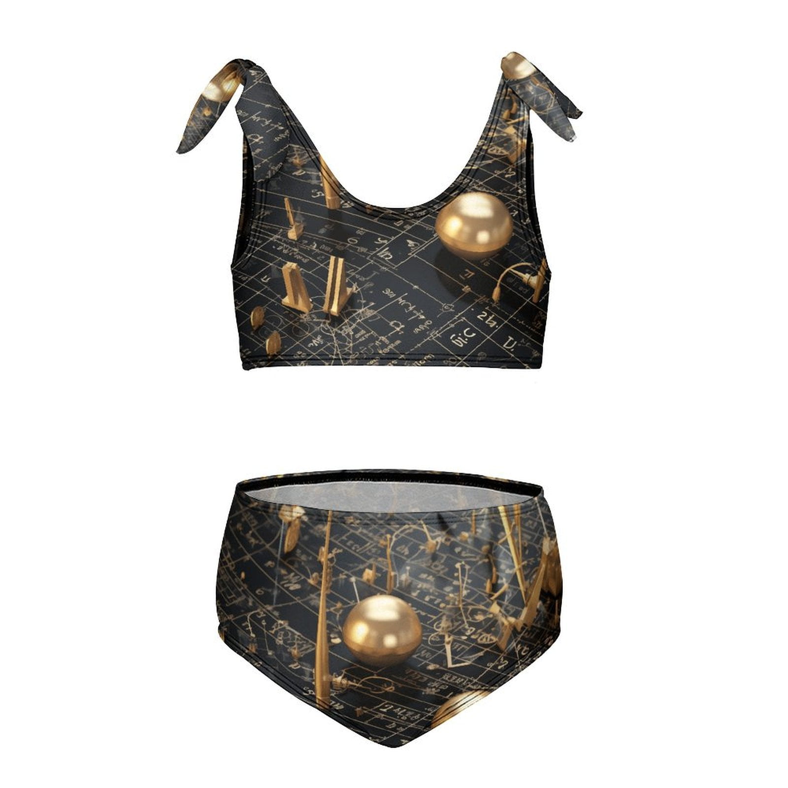 Educational Math Formula Two Piece Swimsuit Set, Bikini Swimsuit ...