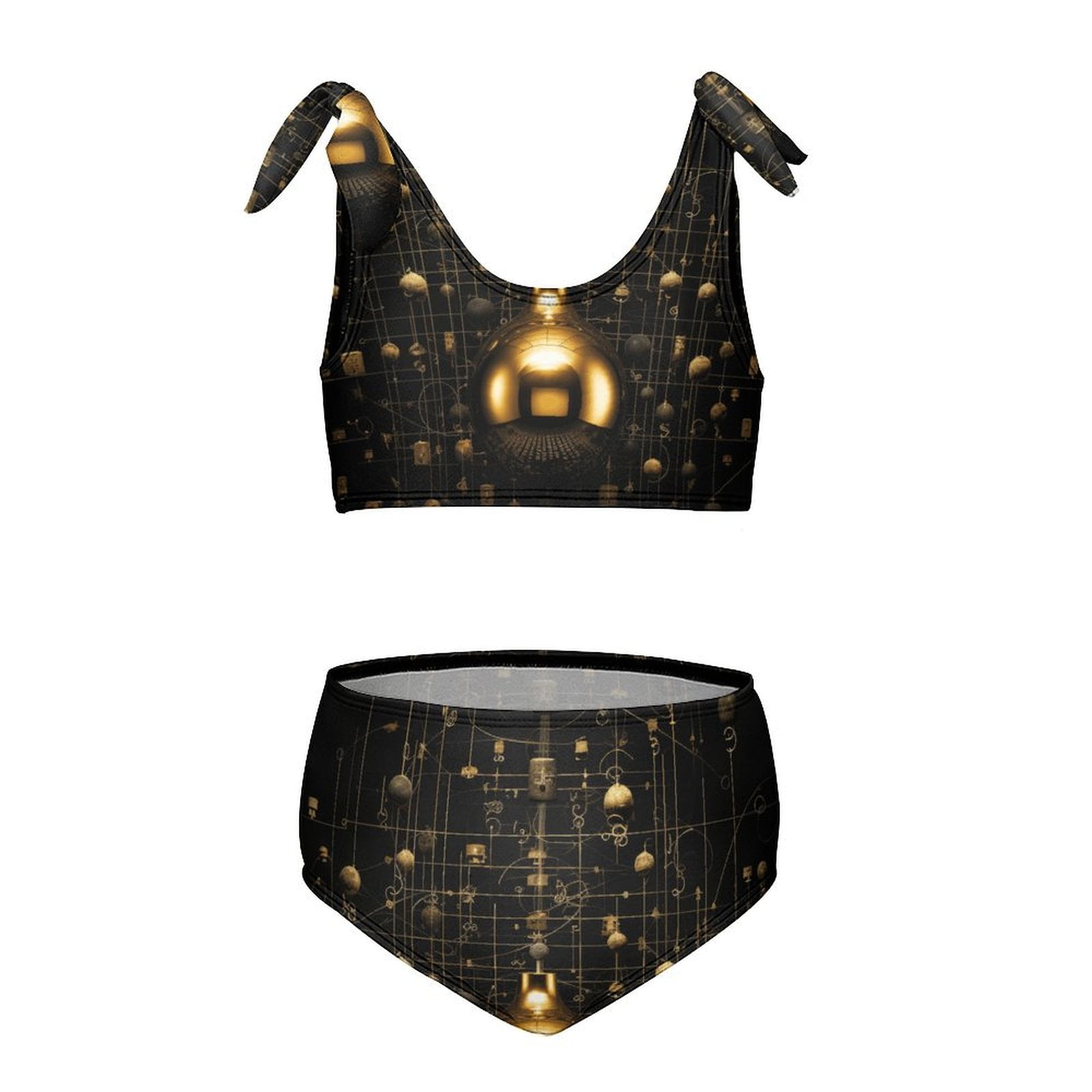 Educational Math Formula Two Piece Swimsuit Set, Bikini Swimsuit ...