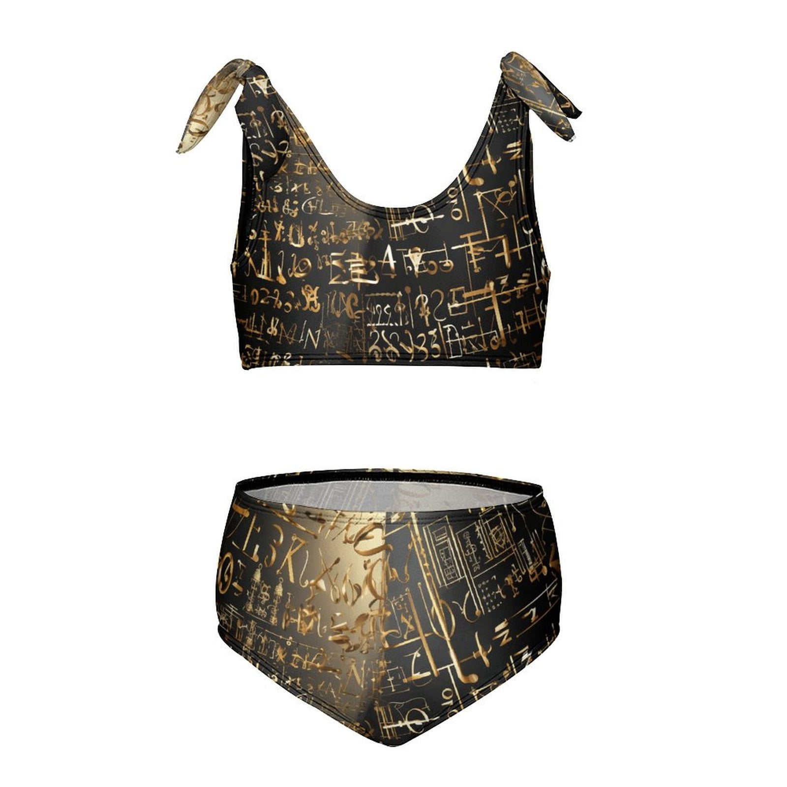 Educational Math Formula Two Piece Swimsuit Set, Bikini Swimsuit ...
