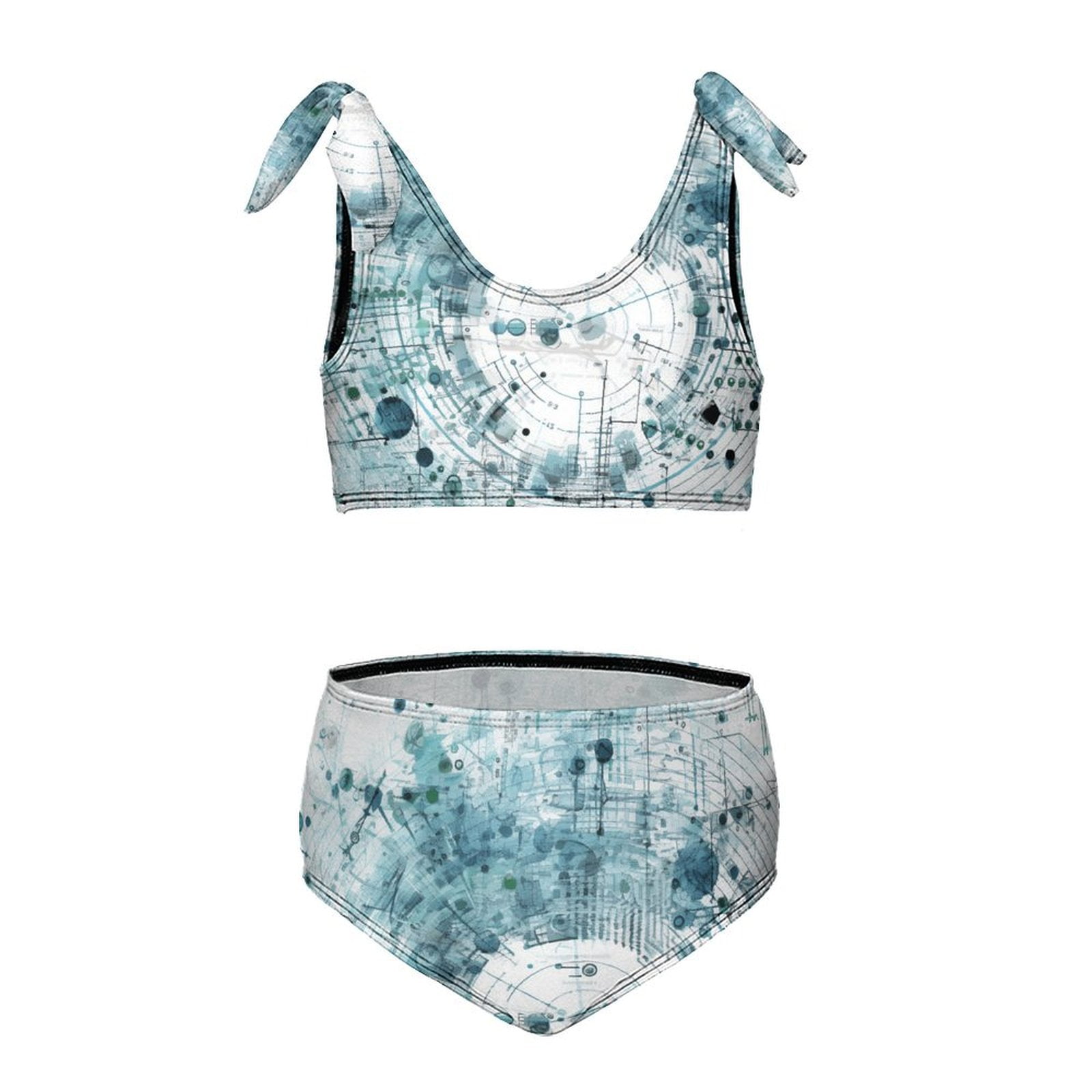 Educational Math Formula Two Piece Swimsuit Set, Bikini Swimsuit ...