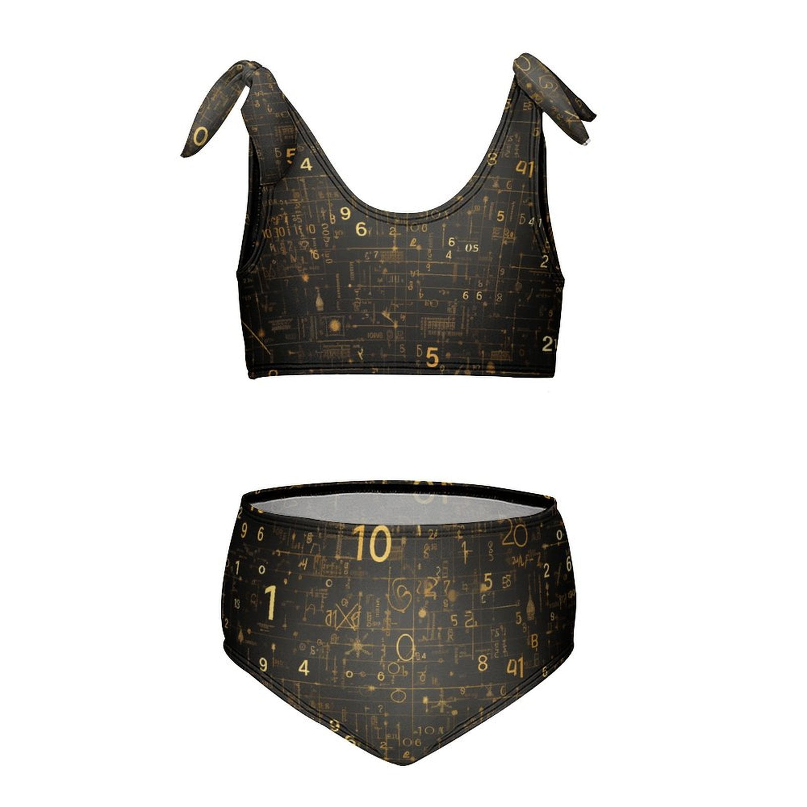 Educational Math Formula Two Piece Swimsuit Set, Bikini Swimsuit ...