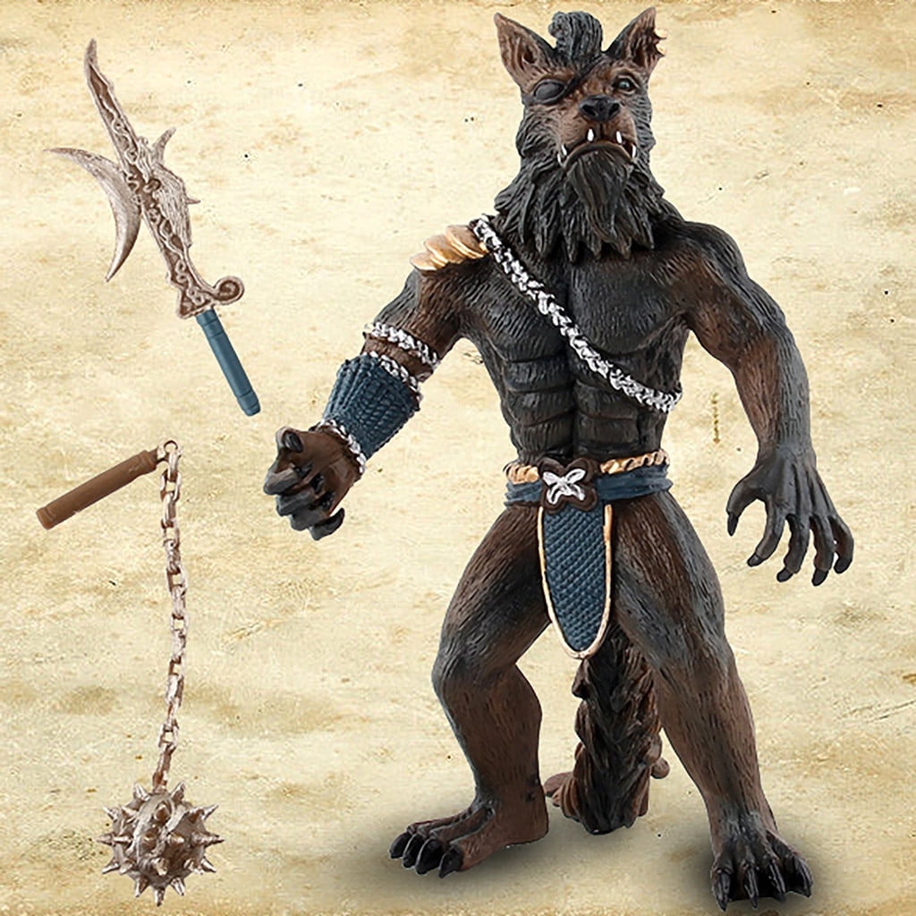 Educational Model Jungle Werewolf Toy Garage Kits for Play and Learning ...