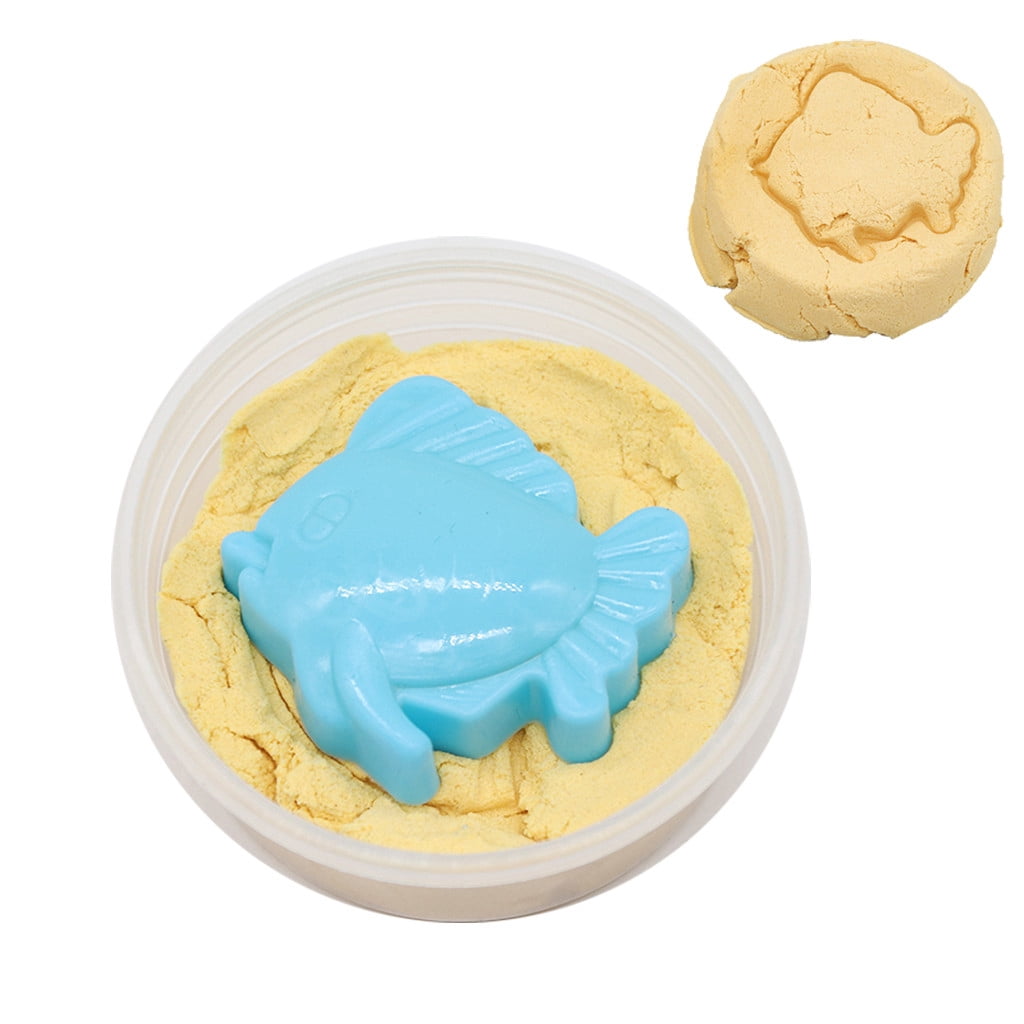 Educational Mud Kids Sand DIY Play & Learn Toy Colorful Non-Sticky Set ...