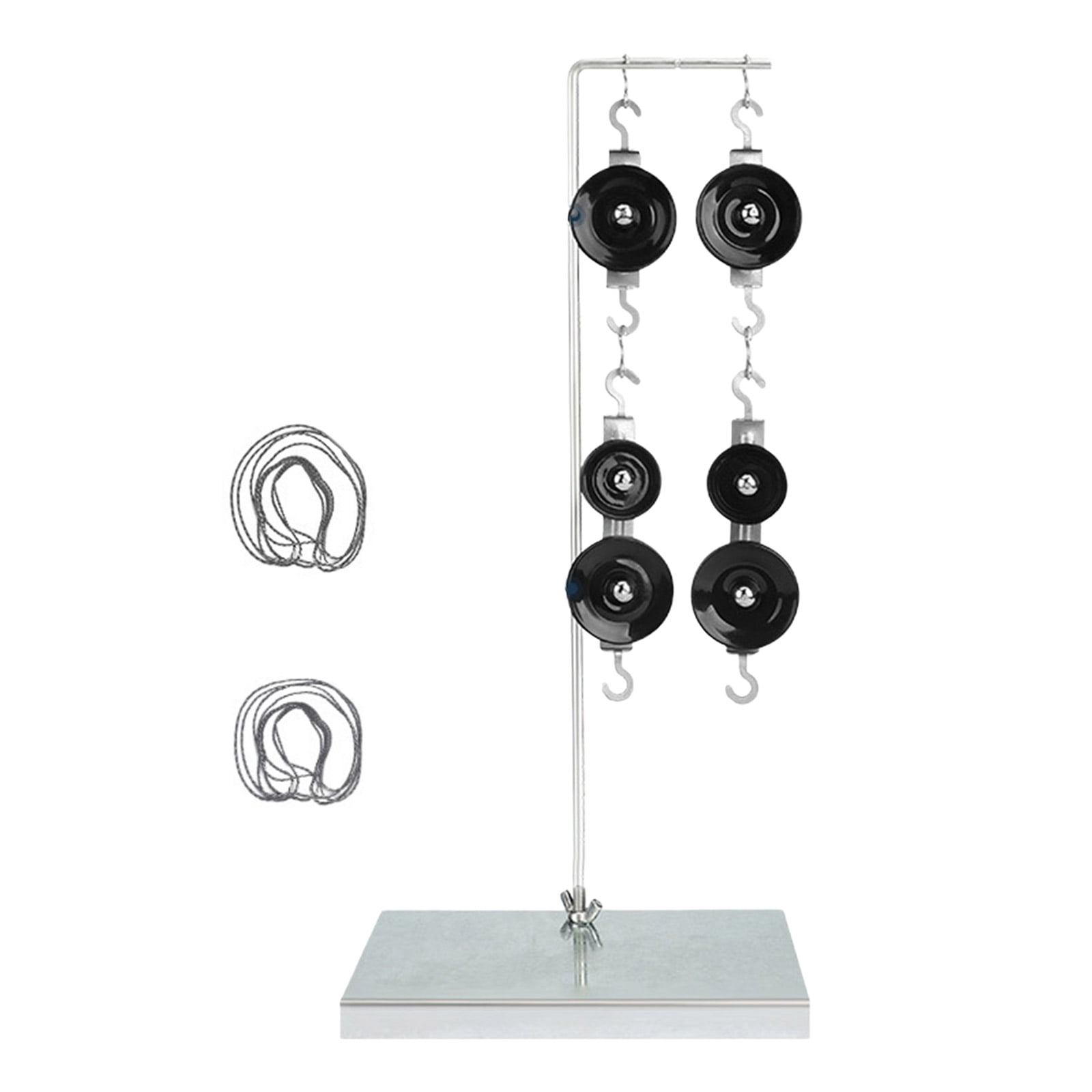 Educational Physics Tool Pulley Set with Scale and Hooks for Classroom ...