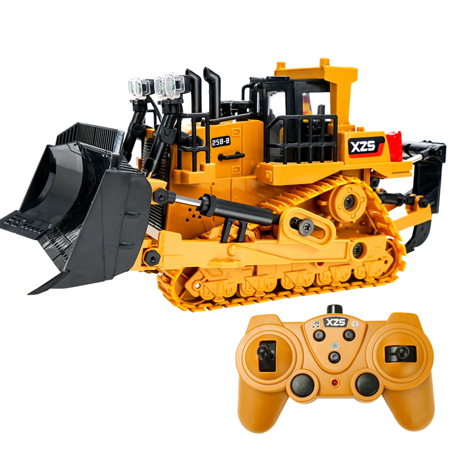 Educational RC Bulldozer Truck - 1:24 Scale, 2.4G 9CH Remote Control ...