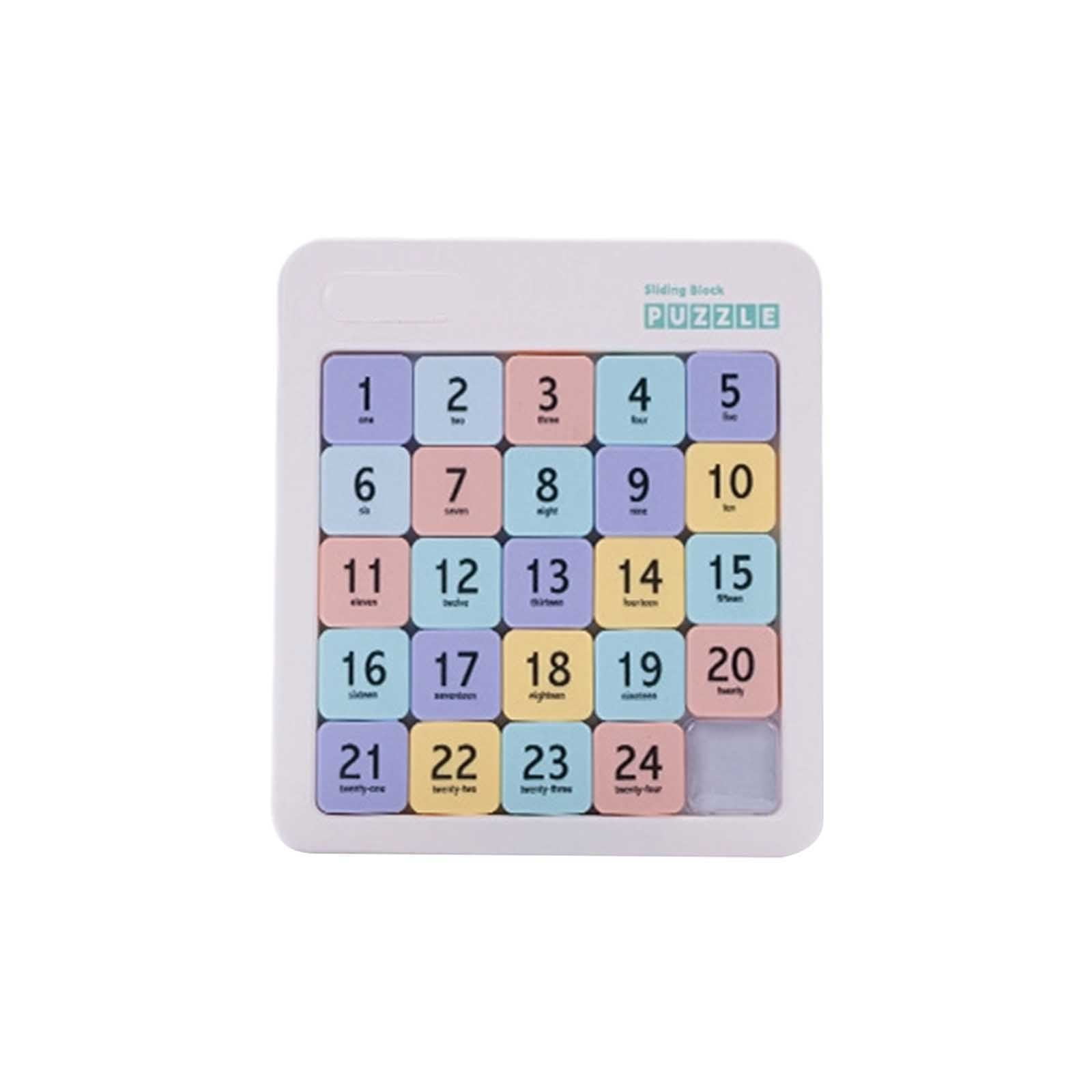 Educational Sliding Puzzle Toy Brain Teaser Game for Kids Interactive ...