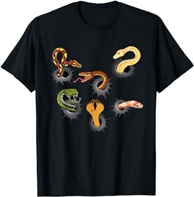 Educational Species And Kinds Of Snakes T-Shirt - Walmart.com