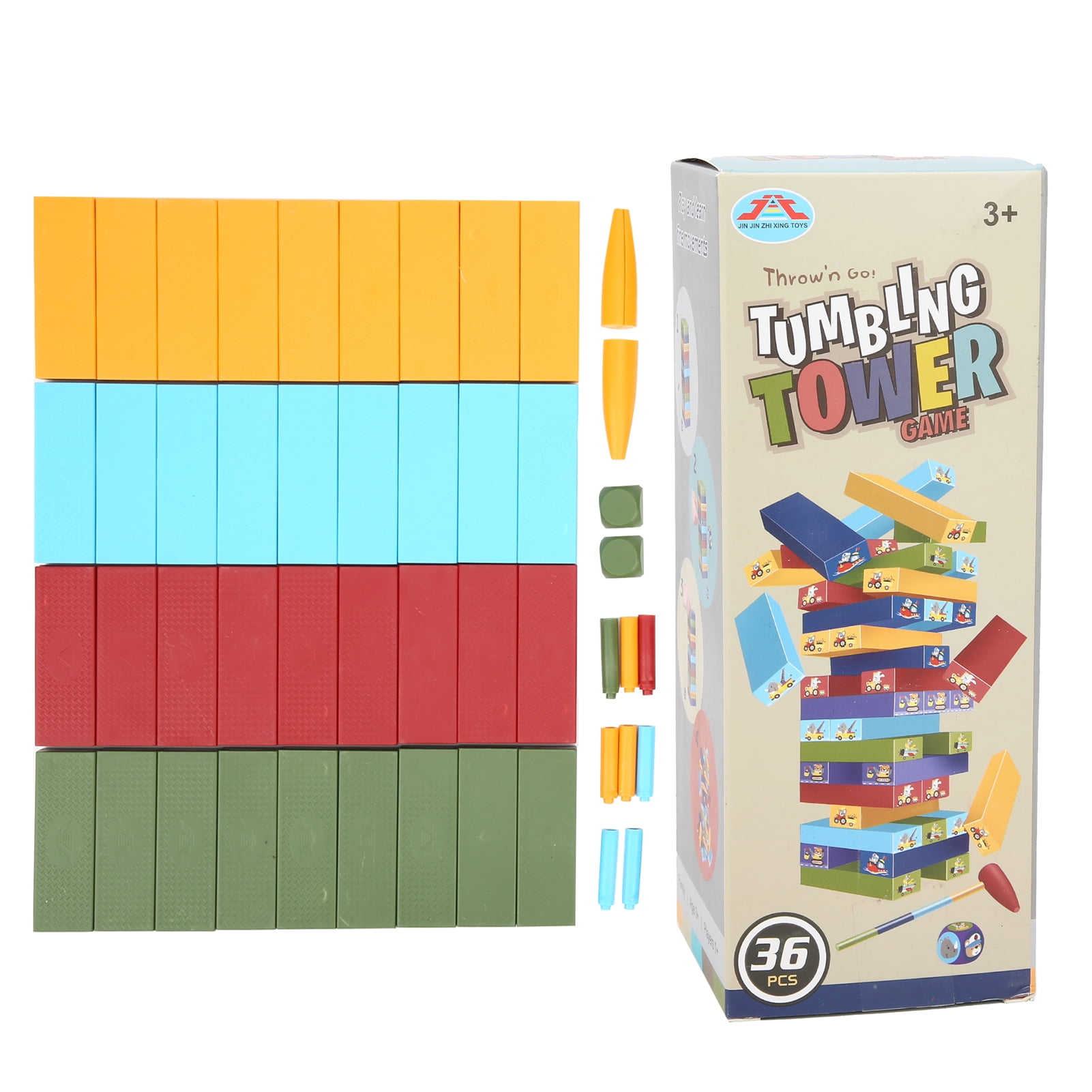 Educational Stacking Game Set for Children - Plastic Blocks Tumbling ...