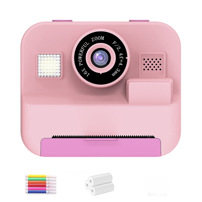 Educational Thermal Instant Print Camera with 32G Card, 1080P Children ...