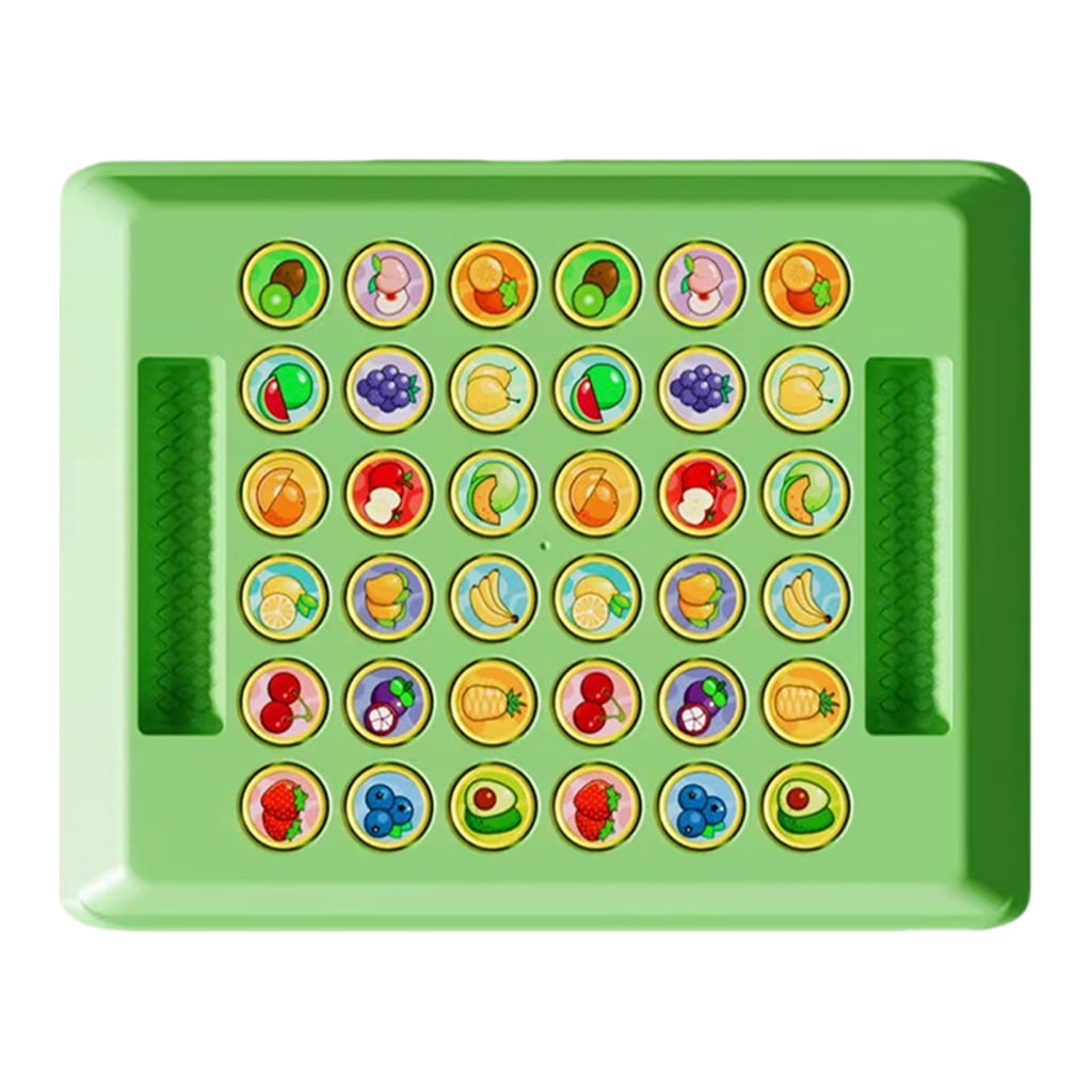 Educational Toy Animal/Fruit Flip Chess Matching Card Matching Memory ...