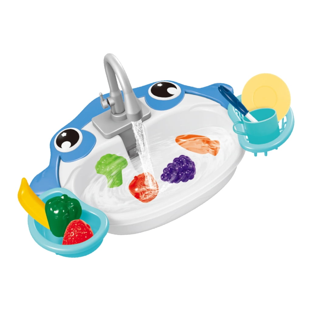Educational Toy Electric Circulating Water Dishwashing Playset for ...