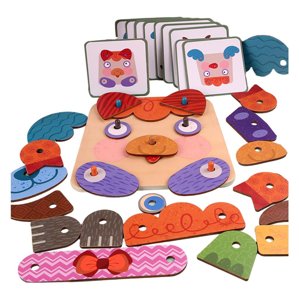 Educational Toy Jigsaw puzzle Learning Toy Wooden Toys Animal Puzzle ...