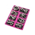 Educational Toy Metal Intelligence Buckle Set Nine Link Puzzle ...
