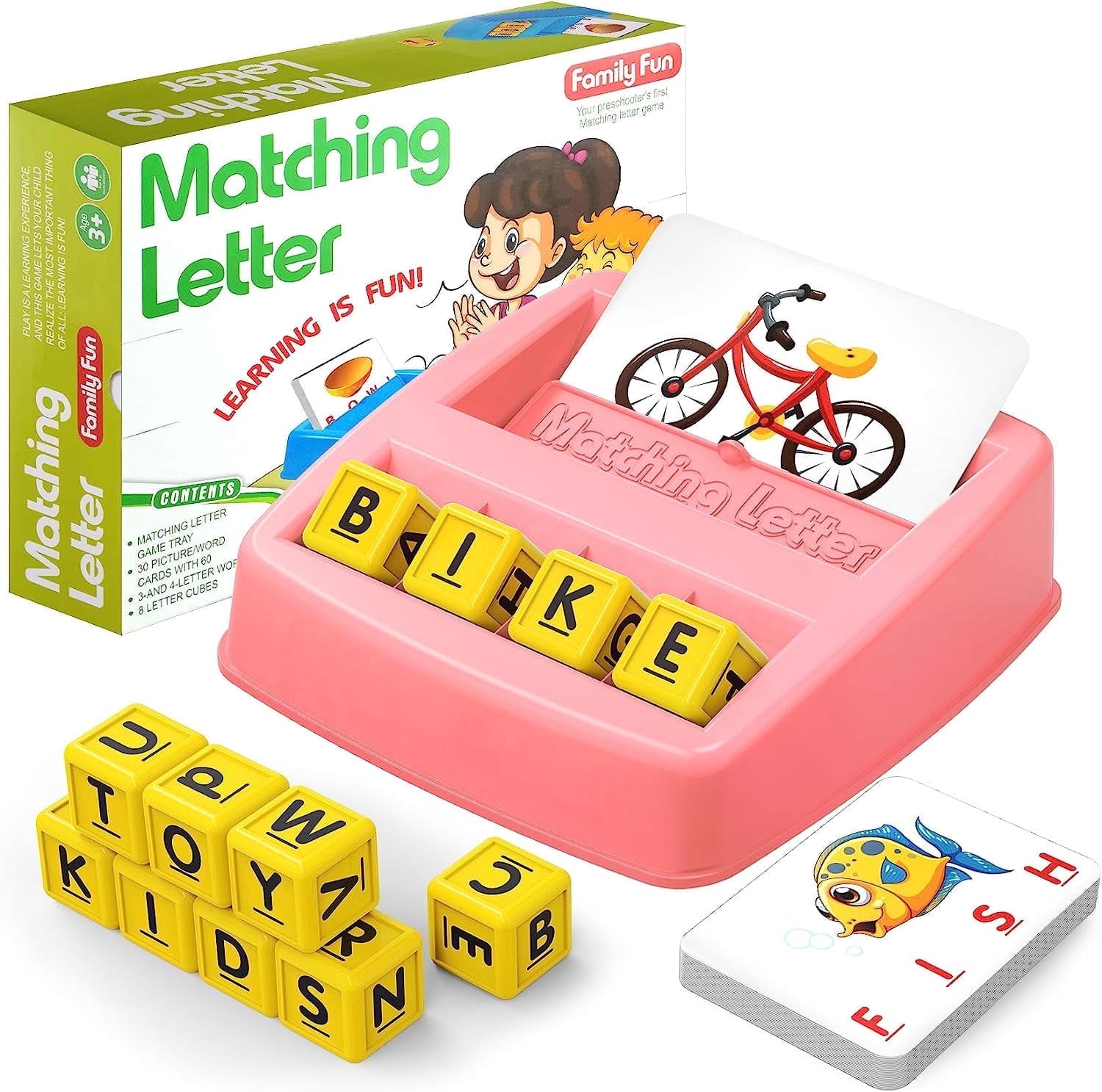 Bocen, Educational Toys for 2-5 Year Old Girls, Matching Letter Games ...