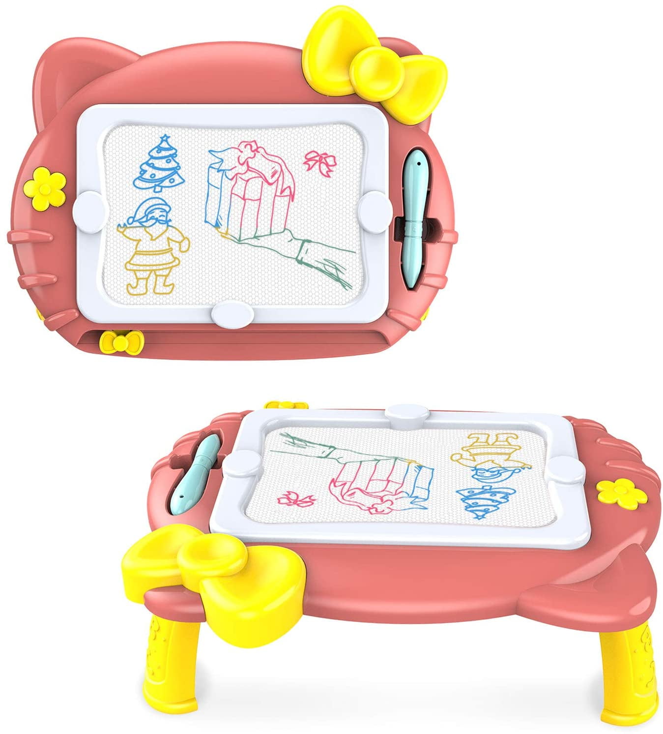 Educational Art Toys for 2 Year Olds, Kitty Doodle Board with Colorful ...