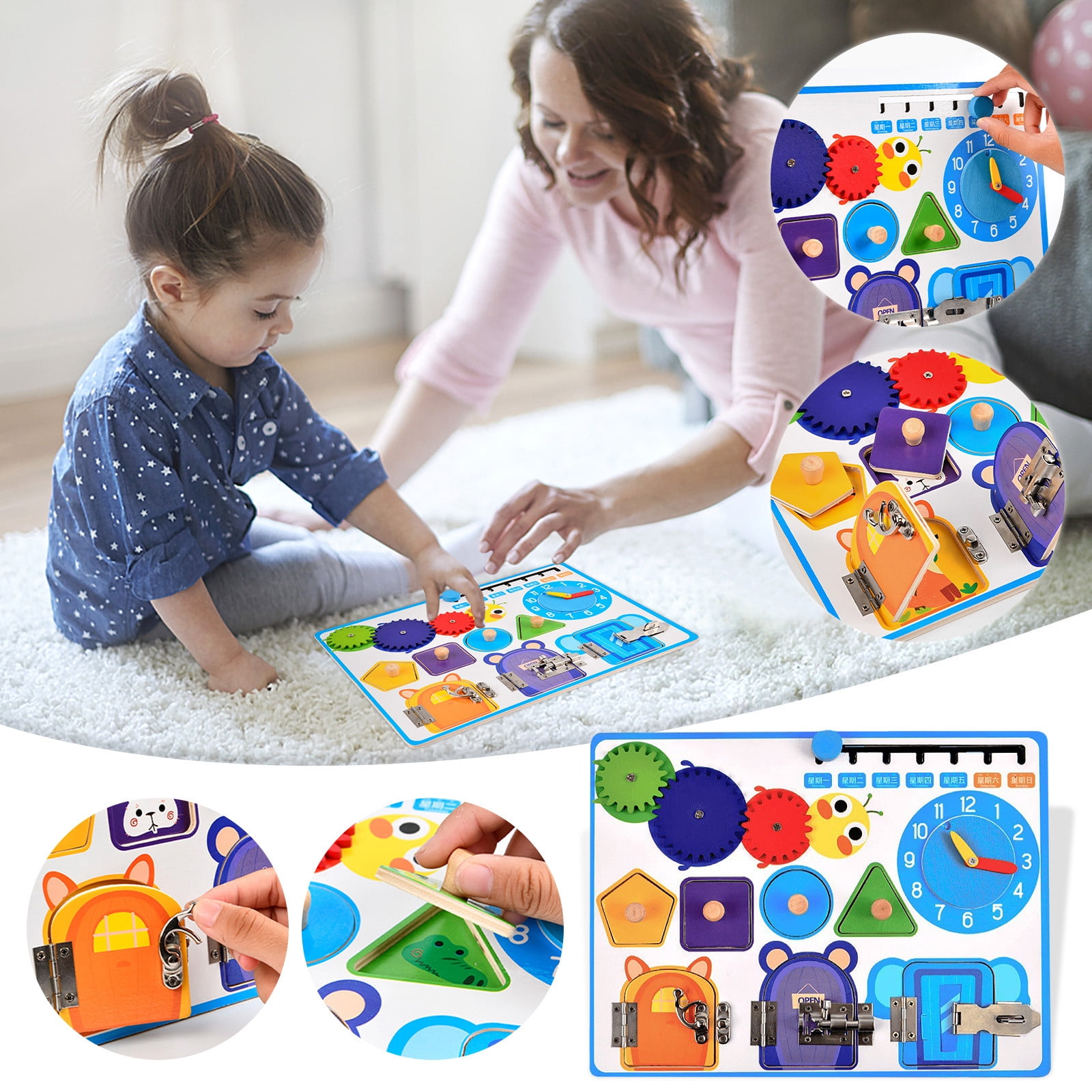 Educational Toys Children'S Educational Early Education Clock Teaching ...