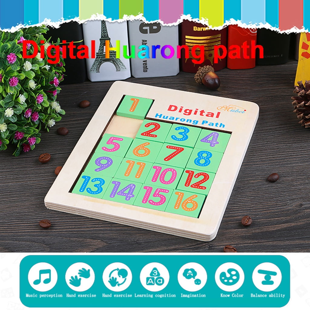 Educational Toys Consecutive Wooden Number Board Game for Kids ...