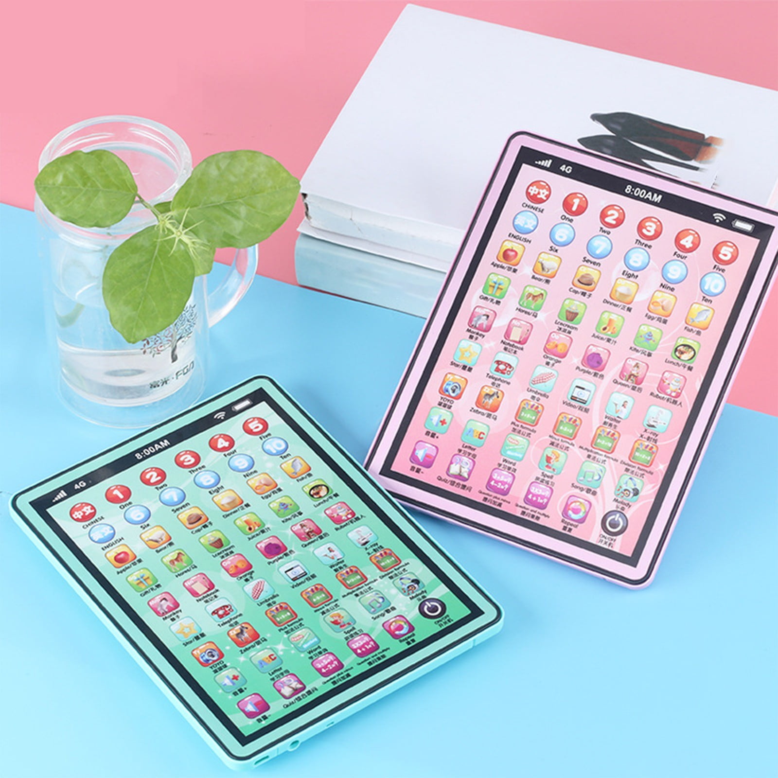 Educational Toys,Kids Toys,Kids Tablet Boys Learning Pad With LED Teach ...