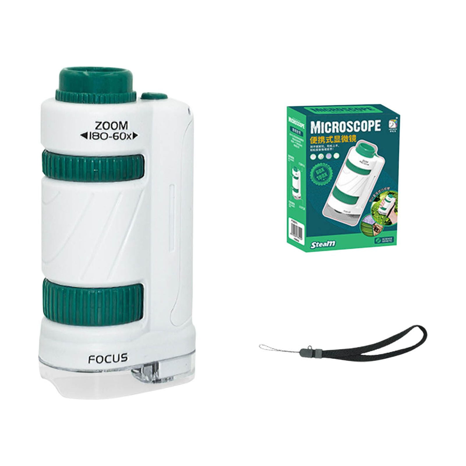 Educational Toys,Kids Toys,200x Children's Portable Microscope Outdoor ...