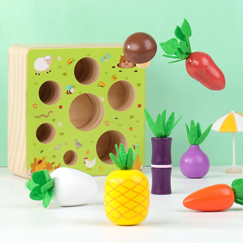 Educational Toys for Kids Toddler Number Puzzles Sorter Counting Shape ...