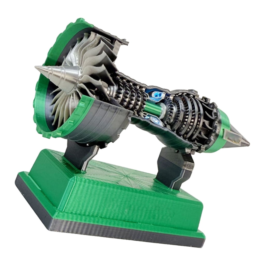 Educational Turbofan Engine Model with Simulated Rotation Feature for ...