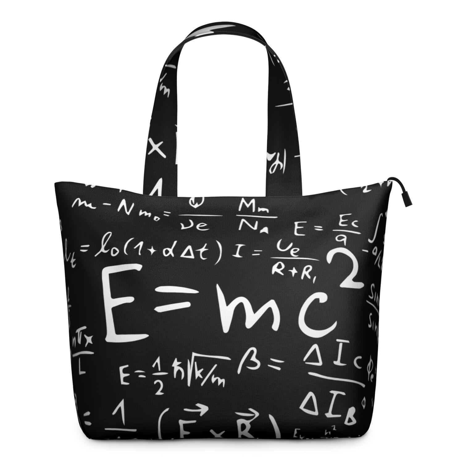 Educational Wall Inspired Travel Tote Bag with Science Scientist ...