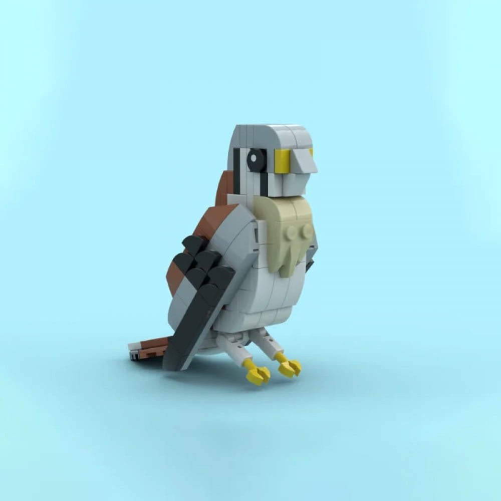 Educational creative MOC animal model animal vulture duck building ...