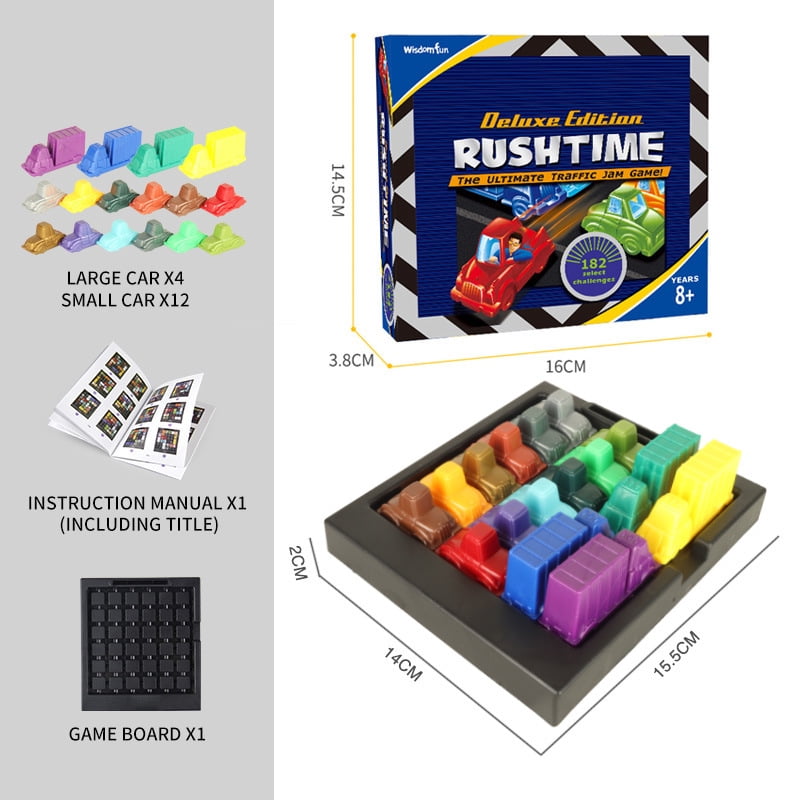 Educational toys, traffic congestion peak time, move the car out of the ...