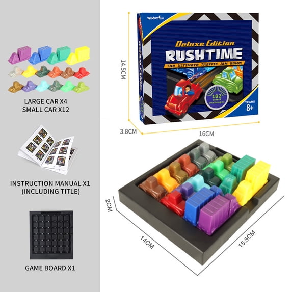 Educational toys, traffic congestion peak time, move the car out of the ...