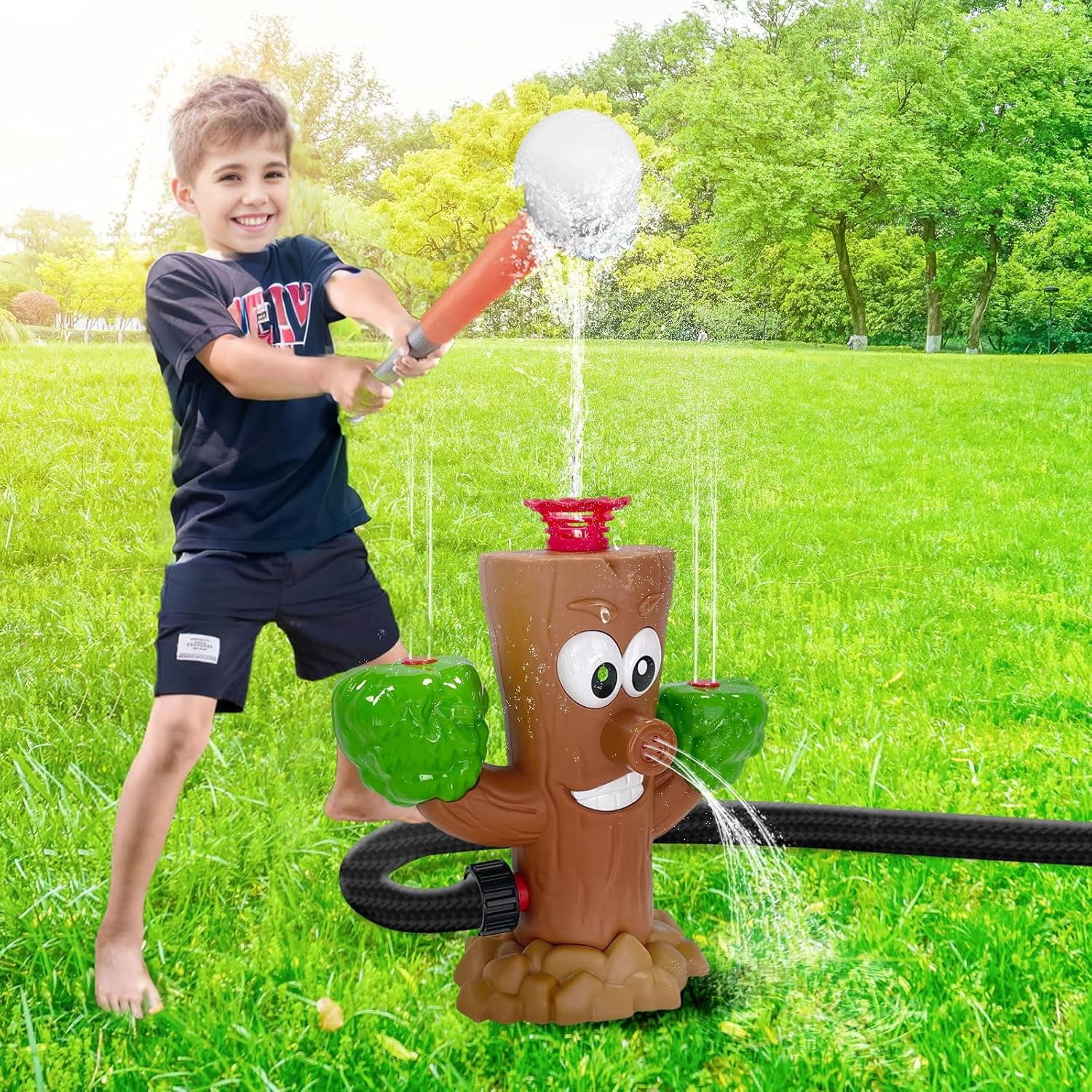 Edunwind Outdoor Water Play Sprinklers Lawn Sprinklers Water Toys for ...