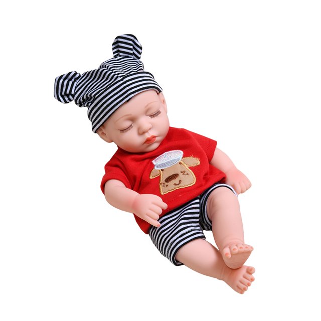 Edunwind Realistic Baby Doll 11.8 inch Lifelike Newborn Real Life ...