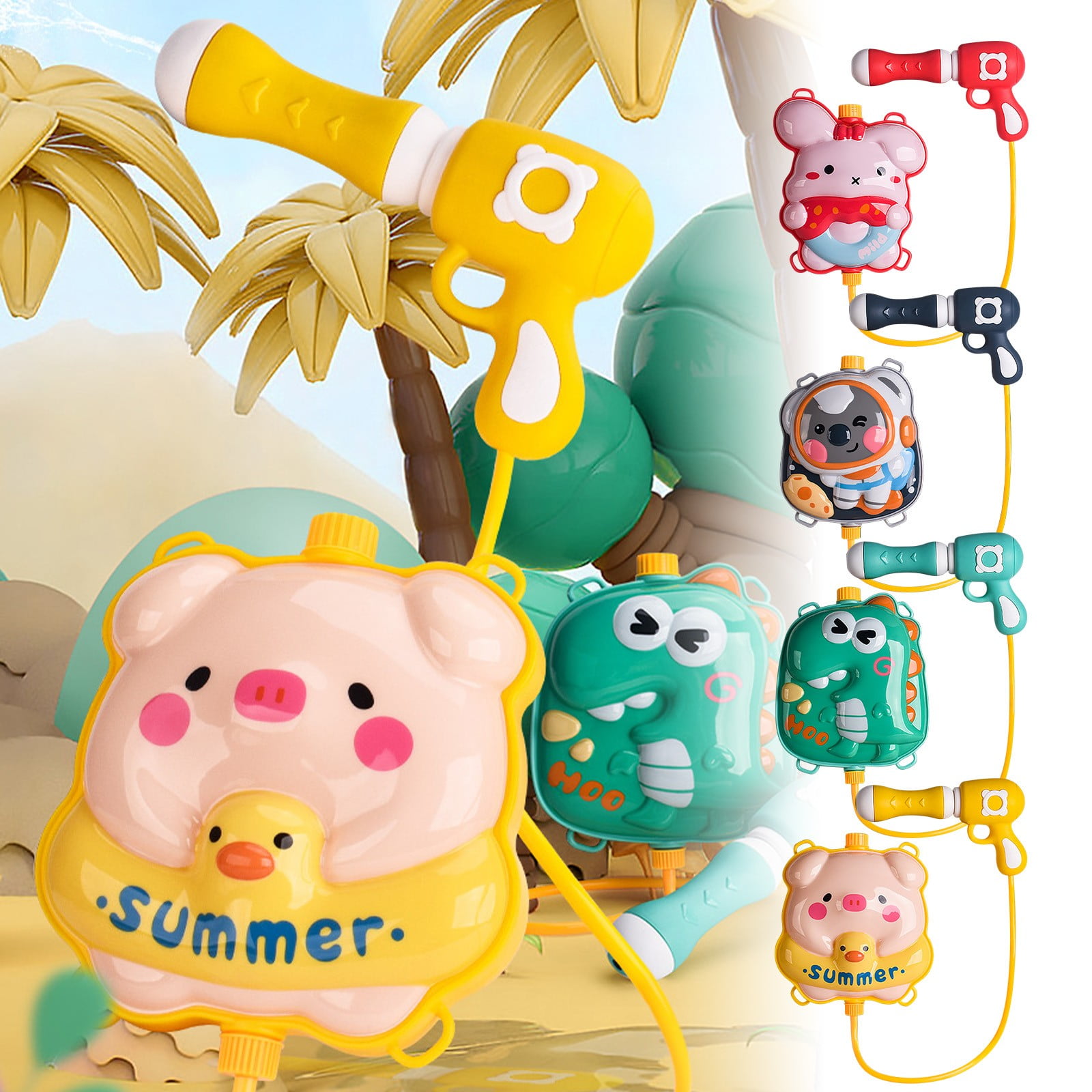 Edunwind Water Blaster Water Gun Set Water Blaster Soaker Squirt Guns ...