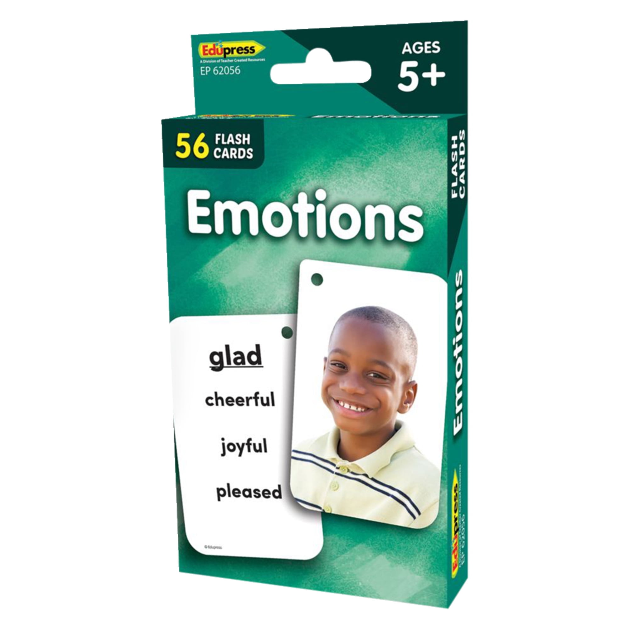 Edupress Emotions Flash Cards, 56 Double-Sided Cards, Learning ...