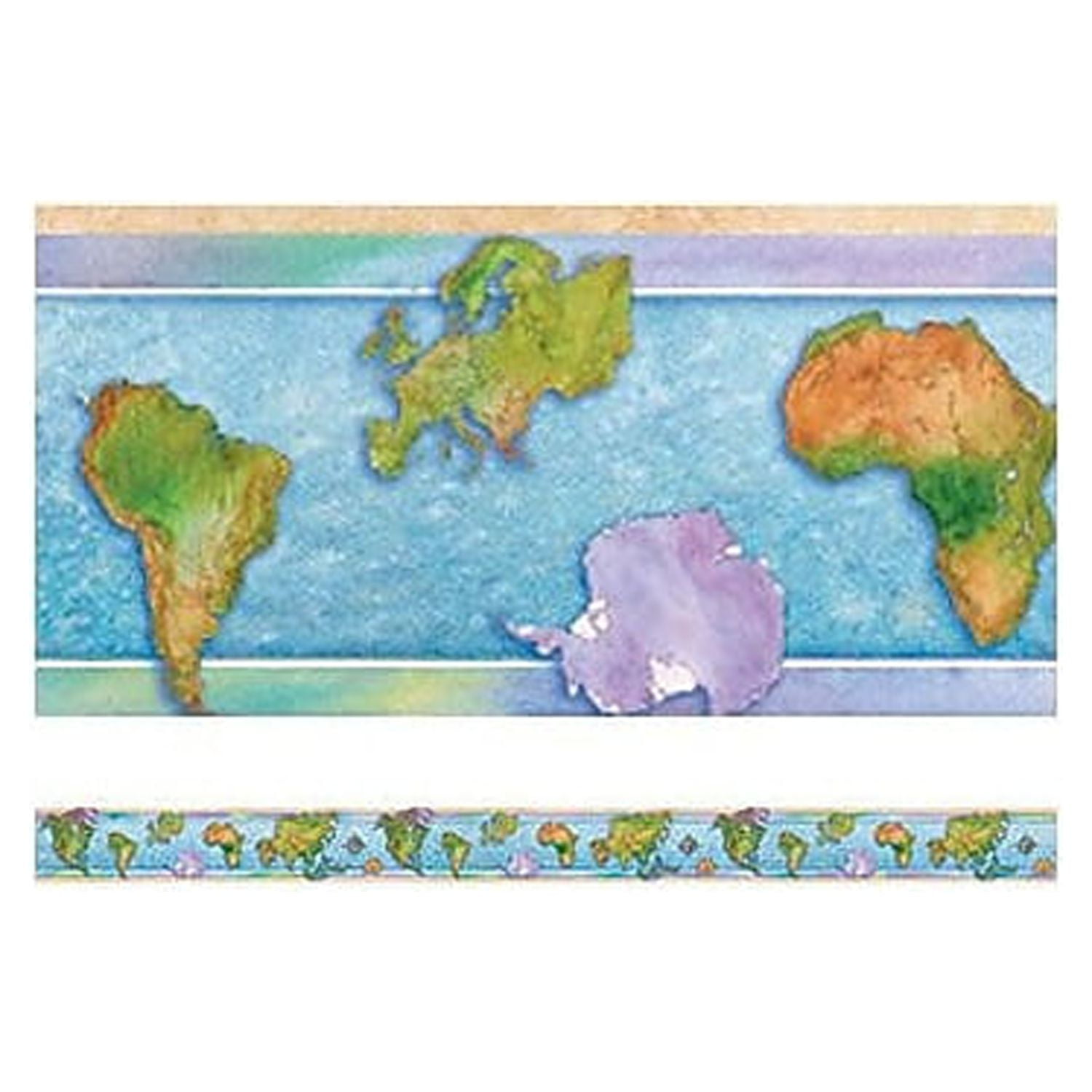 Edupress Spotlight Borders EP3304 39" x 3" Straight Social Studies ...
