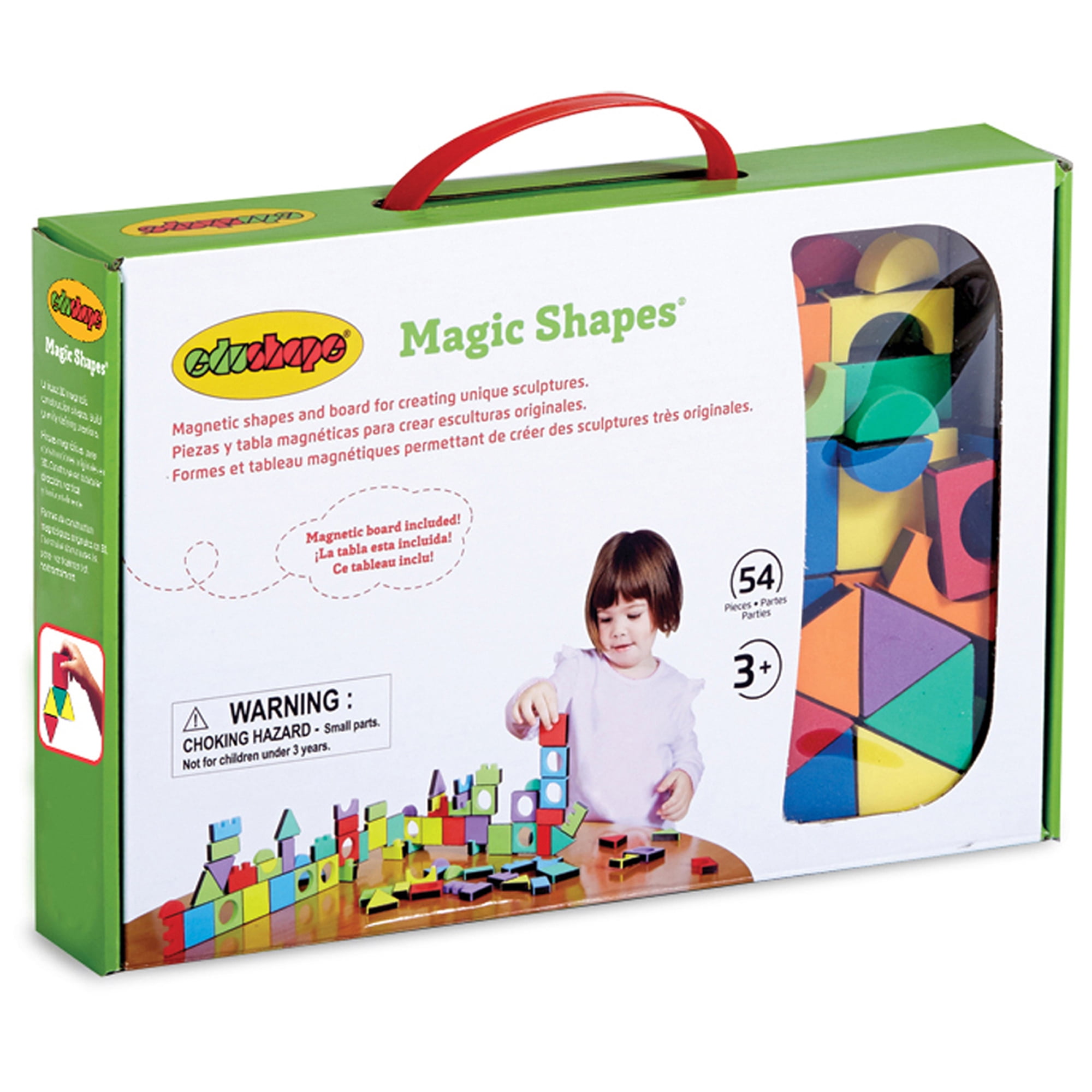 Edushape® Magic Shapes with Board, 54 Pieces - Walmart.com